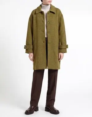 SIYU Jacquard-knit Merino Wool Coat