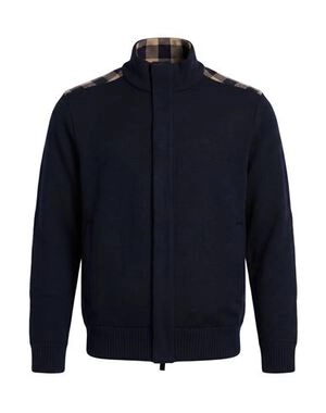 Paul & Shark Cardigan Midnight Size Virgin Wool - Blue