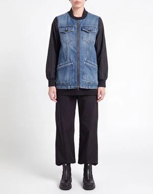 MOORER Denim Outerwear Size Polyester, Viscose