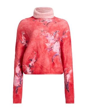 DES_PHEMMES Turtleneck Size Polyamide, Alpaca Wool, Elastane - Red