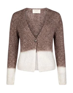 KAOS Cardigan With Sequins - Taupe
