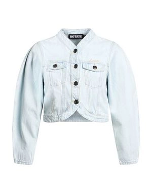 ROTATE BY BIRGER CHRISTENSEN Denim Outerwear Sky Size Organic Cotton - Blue
