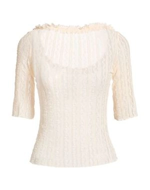 Max & Co. Sweater Size Polyamide, Elastane - White
