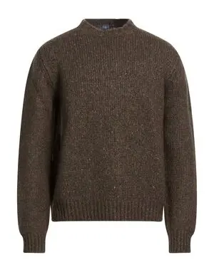 Fedeli Virgin Wool, Cashmere, And Nylon Crewneck Sweater