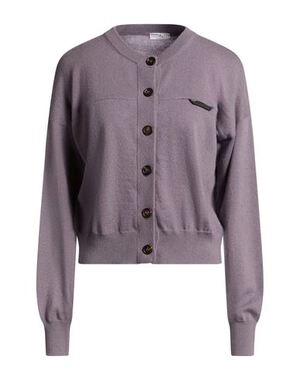 Brunello Cucinelli Cardigan Lilac Size Cashmere - Purple