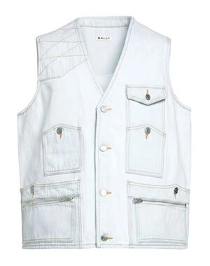 Bally Denim Outerwear Sky Size Cotton - Blue