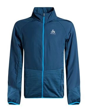ODLO Jacket Size Polyester, Elastane - Blue