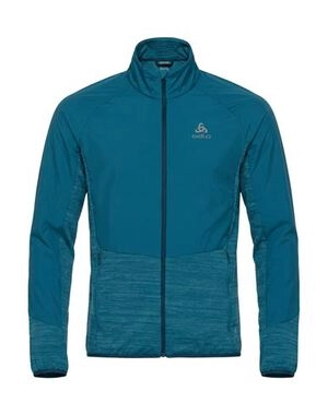 ODLO Jacket Military Size Polyester, Elastane - Blue