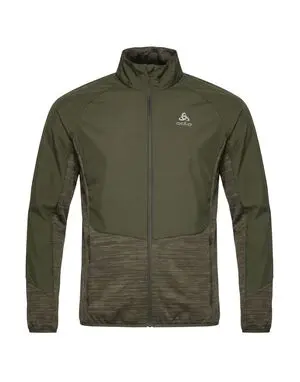 ODLO Polyester Blend Athletic Jacket - Green