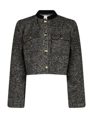 Ba&sh Jacket Charcoal Size Polyester, Wool, Alpaca Wool - Grey