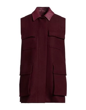 Max Mara Jacket Burgundy Size Virgin Wool, Alpaca Wool, Cashmere - Red