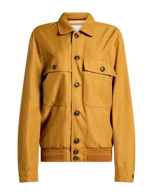 JACOB COHЁN Jacket Mustard Size Polyester, Cotton