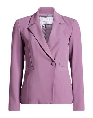 KAOS Single-breasted Polyester Elastane Blazer - Purple