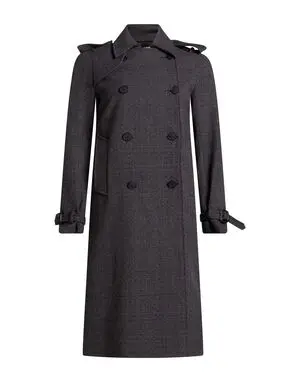 Sandro Double-breasted Glen Plaid Coat