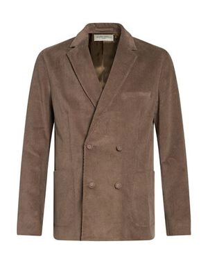 Officine Générale Blazer Taupe Size Cotton, Elastane - Grey