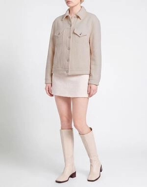 JACOB COHЁN Jacket Ivory Size Wool