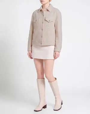 JACOB COHЁN Jacket Ivory Size Wool
