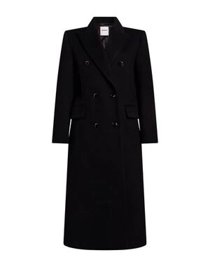 Sandro Coat Size Wool, Polyamide - Black
