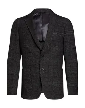 TOMBOLINI Blazer Charcoal Size Wool, Polyester, Elastane