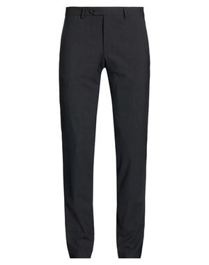 TOMBOLINI Virgin Wool Blend Stretch Tailored Pants - Charcoal