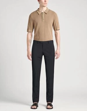 TOMBOLINI Pants Charcoal Size Virgin Wool, Elastane