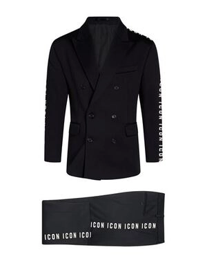 Dsquared2 Suit Size Polyamide, Cotton - Black