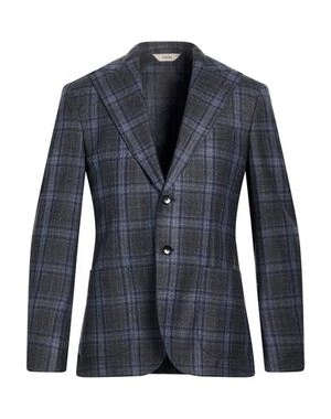 PAOLONI Blazer Charcoal Size Virgin Wool - Grey