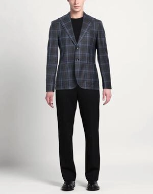 PAOLONI Blazer Charcoal Size Virgin Wool