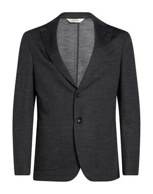 PAOLONI Blazer Charcoal Size Wool, Acrylic, Polyamide