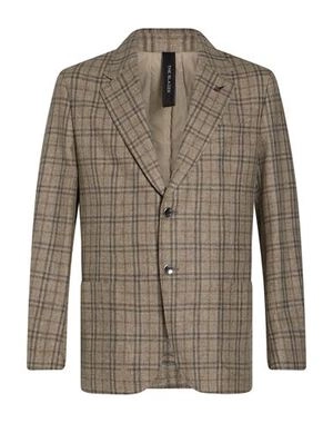 PAOLONI Blazer Size Virgin Wool, Cashmere - Beige