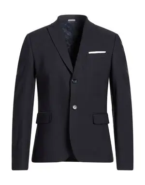 DANIELE ALESSANDRINI Blazer Midnight Size Viscose, Polyester, Elastane