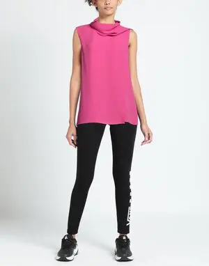 Valentino Garavani Sleeveless Draped Neck Crepe Top