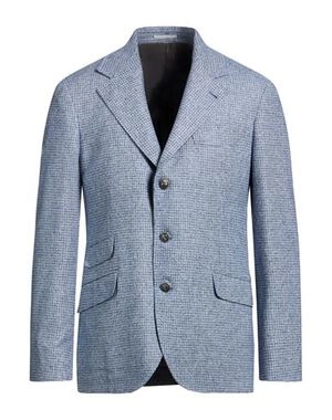 Brunello Cucinelli Blazer Slate Size Silk, Wool, Cashmere - Blue