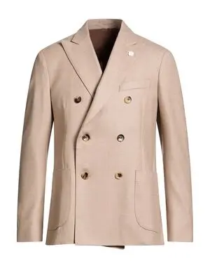 LARDINI Blazer Sand Size Cashmere