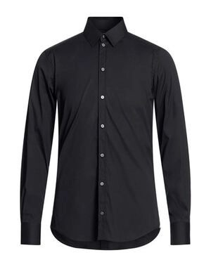 BAGUTTA Shirt Size Cotton, Polyamide, Elastane - Black