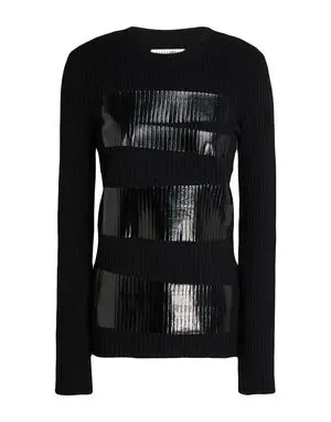 MAISON MARGIELA Ribbed Wool Blend Sweater With Printed Detailing