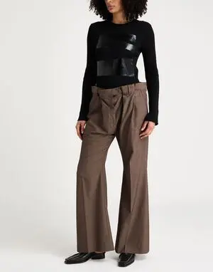 MAISON MARGIELA Ribbed Wool Blend Sweater With Printed Detailing