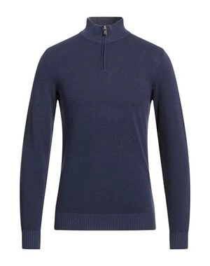 Fedeli Turtleneck Size Cotton - Navy