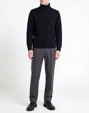 ZANONE Virgin Wool Turtleneck Sweater - Midnight Blue
