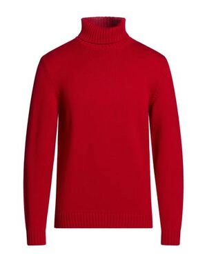ZANONE Turtleneck Size Virgin Wool - Red