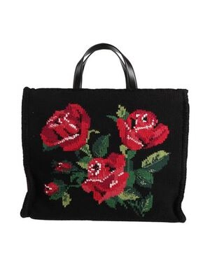 Dolce & Gabbana Handbag Cashmere, Wool, Virgin Wool, Viscose, Calfskin - Black