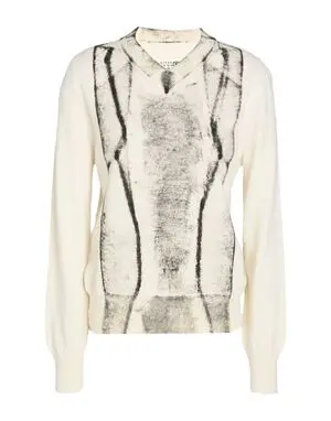 MAISON MARGIELA Acrylic & Virgin Wool Sweater - White