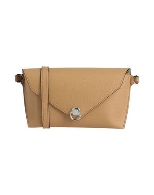 GIANNI CHIARINI Small Light Leather Flap Bag - Beige