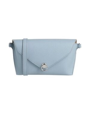 GIANNI CHIARINI Small Light Leather Flap Bag - Blue