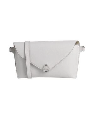 GIANNI CHIARINI Small Light Leather Flap Bag - Grey