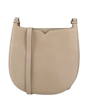 VALEXTRA Calfskin Shoulder Bag - Beige