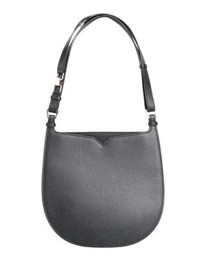 VALEXTRA Calfskin Shoulder Bag - Black