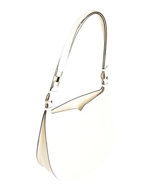 VALEXTRA Calfskin Shoulder Bag - Ivory