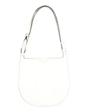VALEXTRA Calfskin Shoulder Bag - White