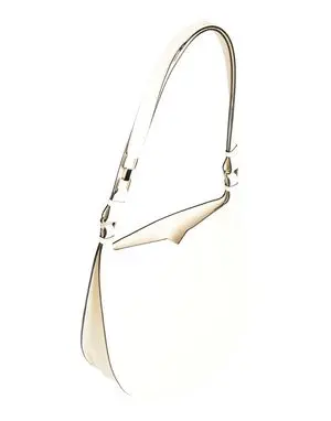 VALEXTRA Calfskin Shoulder Bag - White